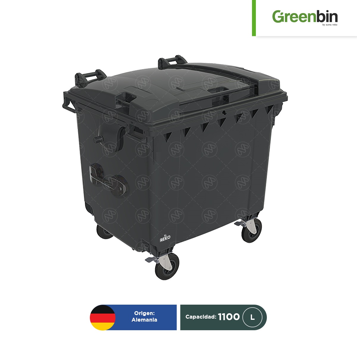 Icono De Botes De Basura Con Ruedas