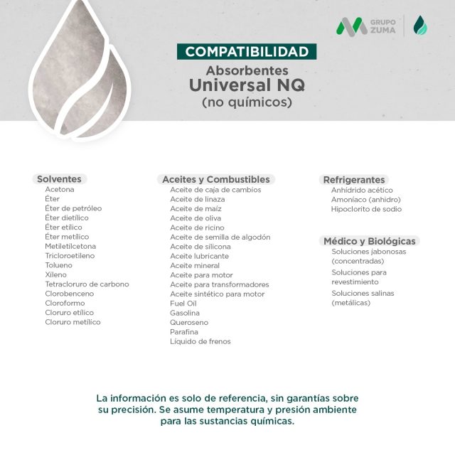 Catálogo de Universal no quimicos | Grupo Zuma
